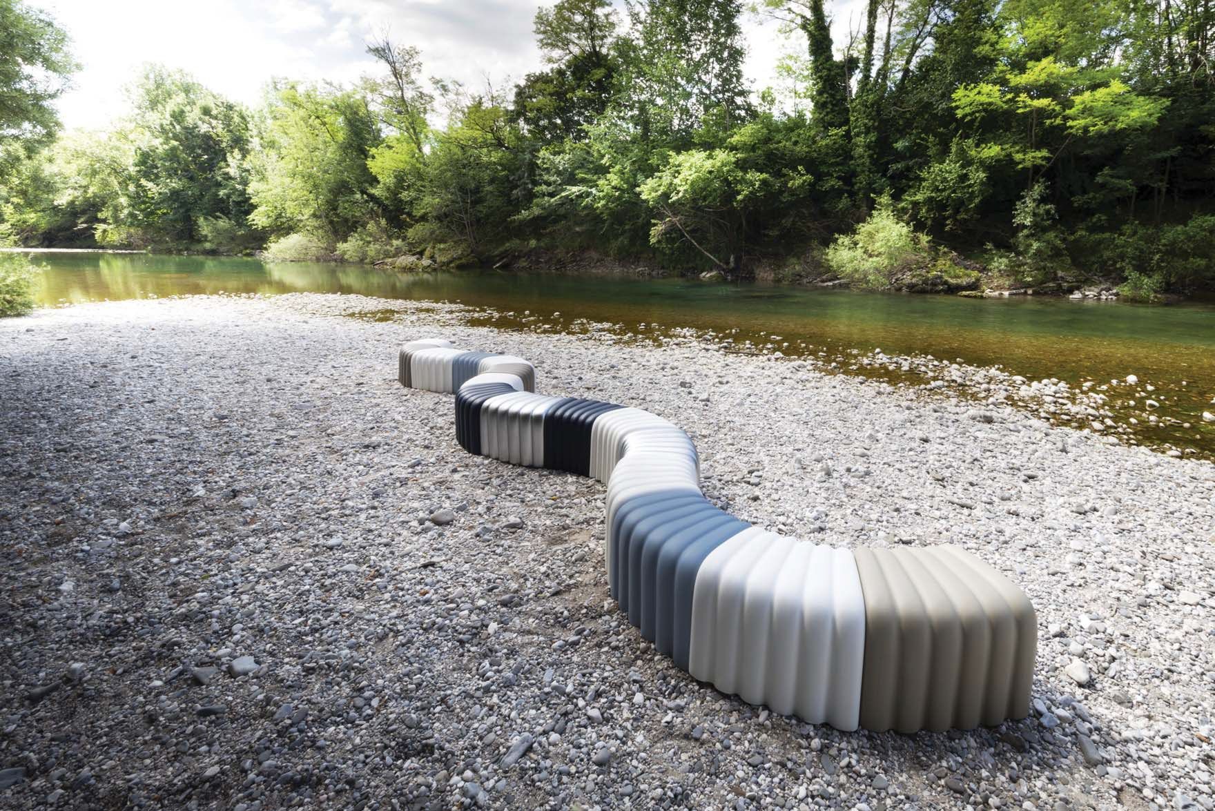 RIVER SNAKE | Bench River Collection By Tonon design Mac Stopa