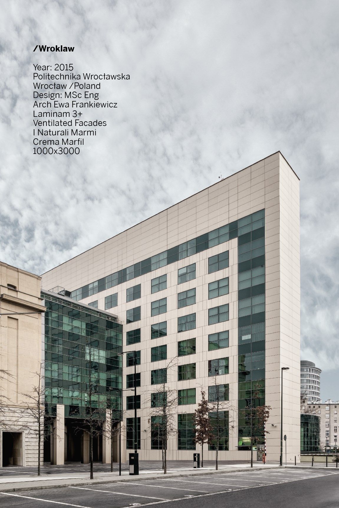 Ventilated facade RIVETS/ VISIBLE FIXING By Laminam