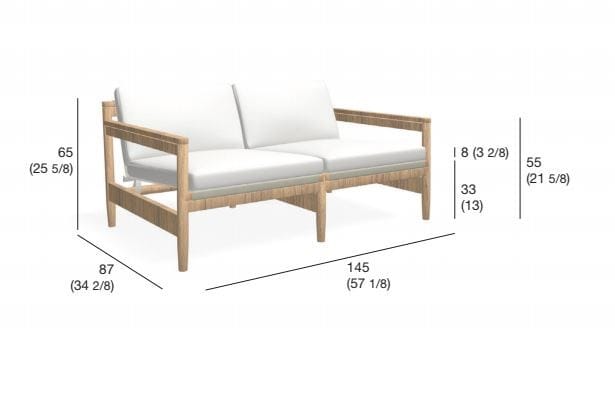 ROAD | 2 seater sofa By RODA design Rodolfo Dordoni