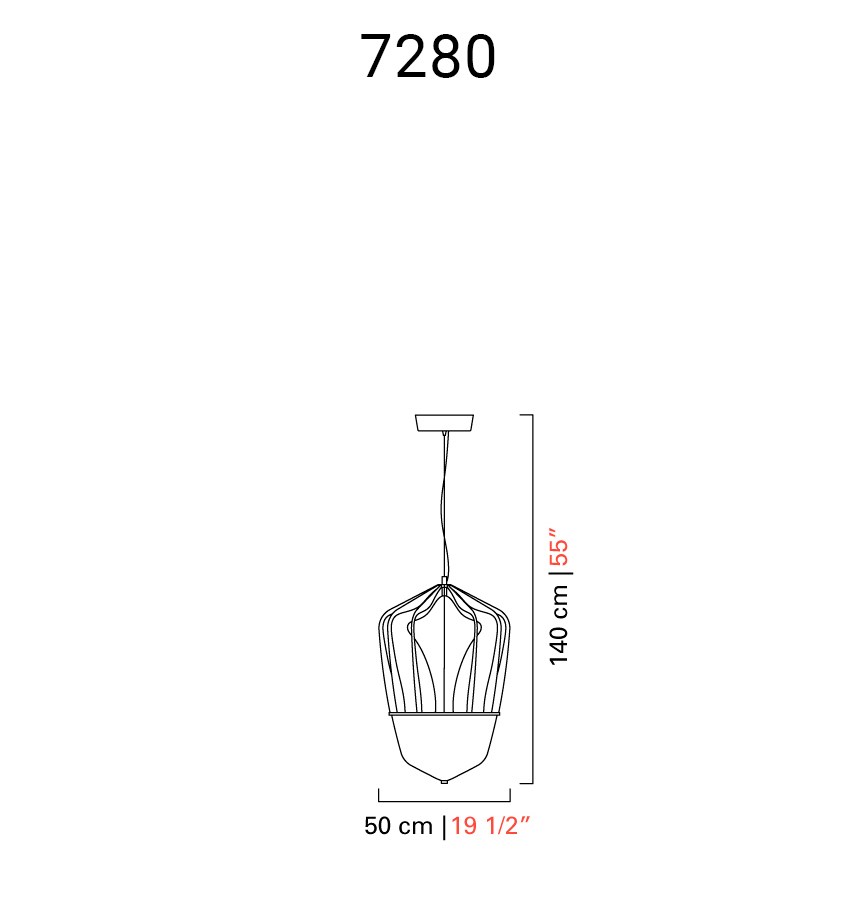 ROBIN Pendant lamp By Barovier&Toso