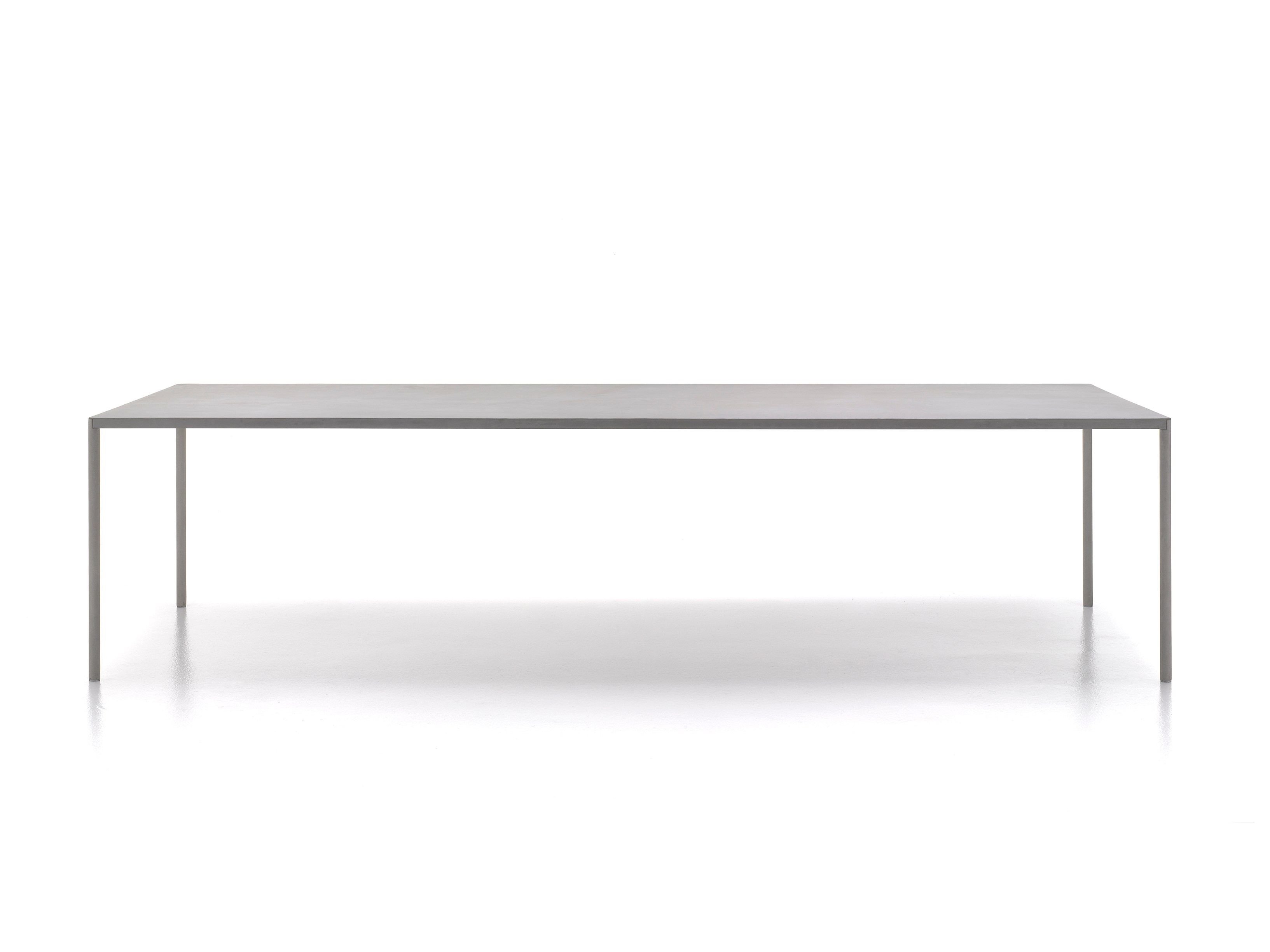 Rechteckiger Tisch aus Zement ROBIN By MDF Italia Design Metrica