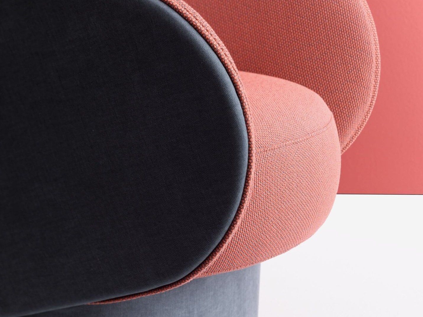 ROC | Fabric easy chair Roc Collection By COR design Uwe Fischer
