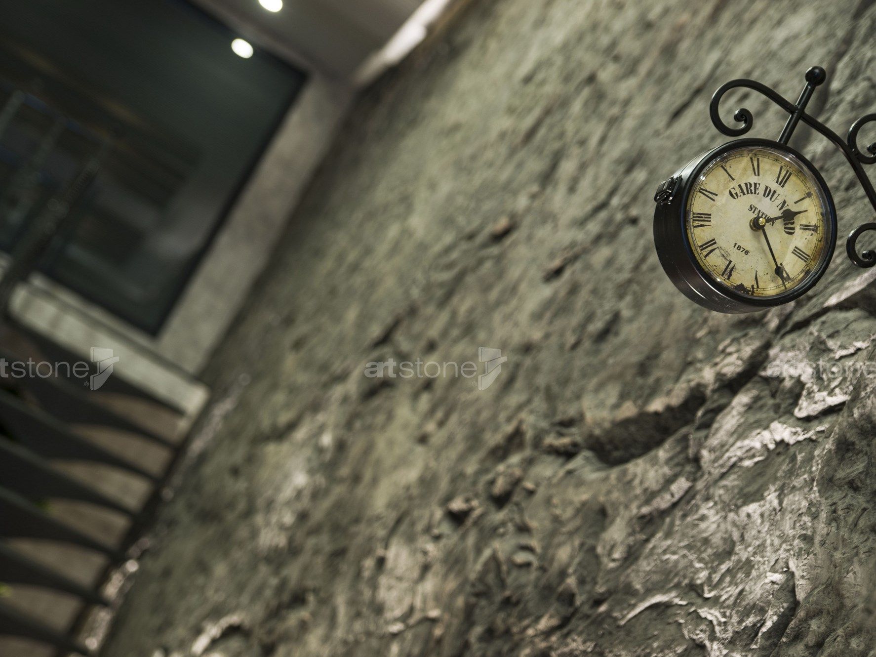 ROCA Indoor/outdoor glass-fibre 3D Wall Panel with stone effect By ...