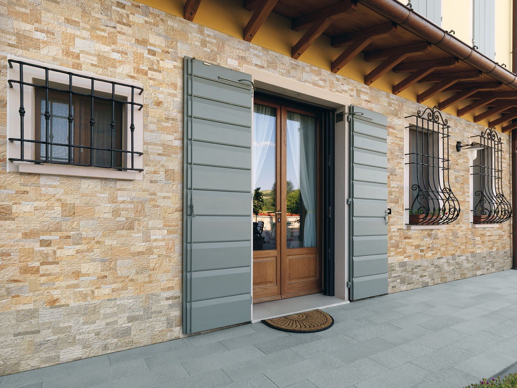 Rivestimento in gres porcellanato effetto pietra ROCK STYLE By Panaria ...