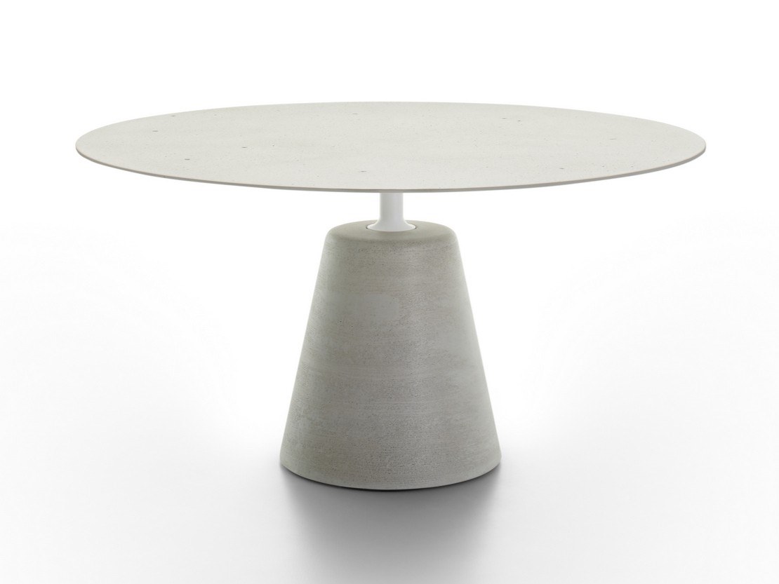ROCK TABLE | Marble grit table By MDF Italia