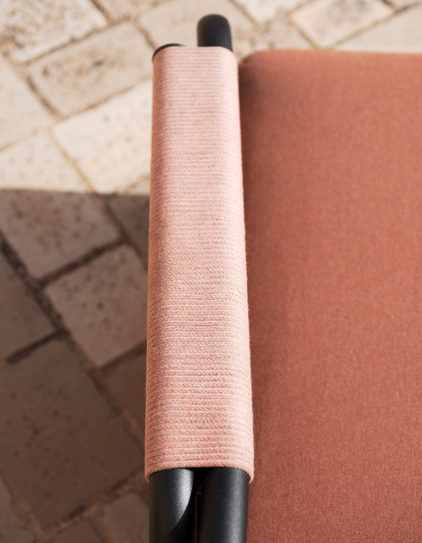 ASTRA Fabric garden armchair with armrests By RODA | design Rodolfo Dordoni