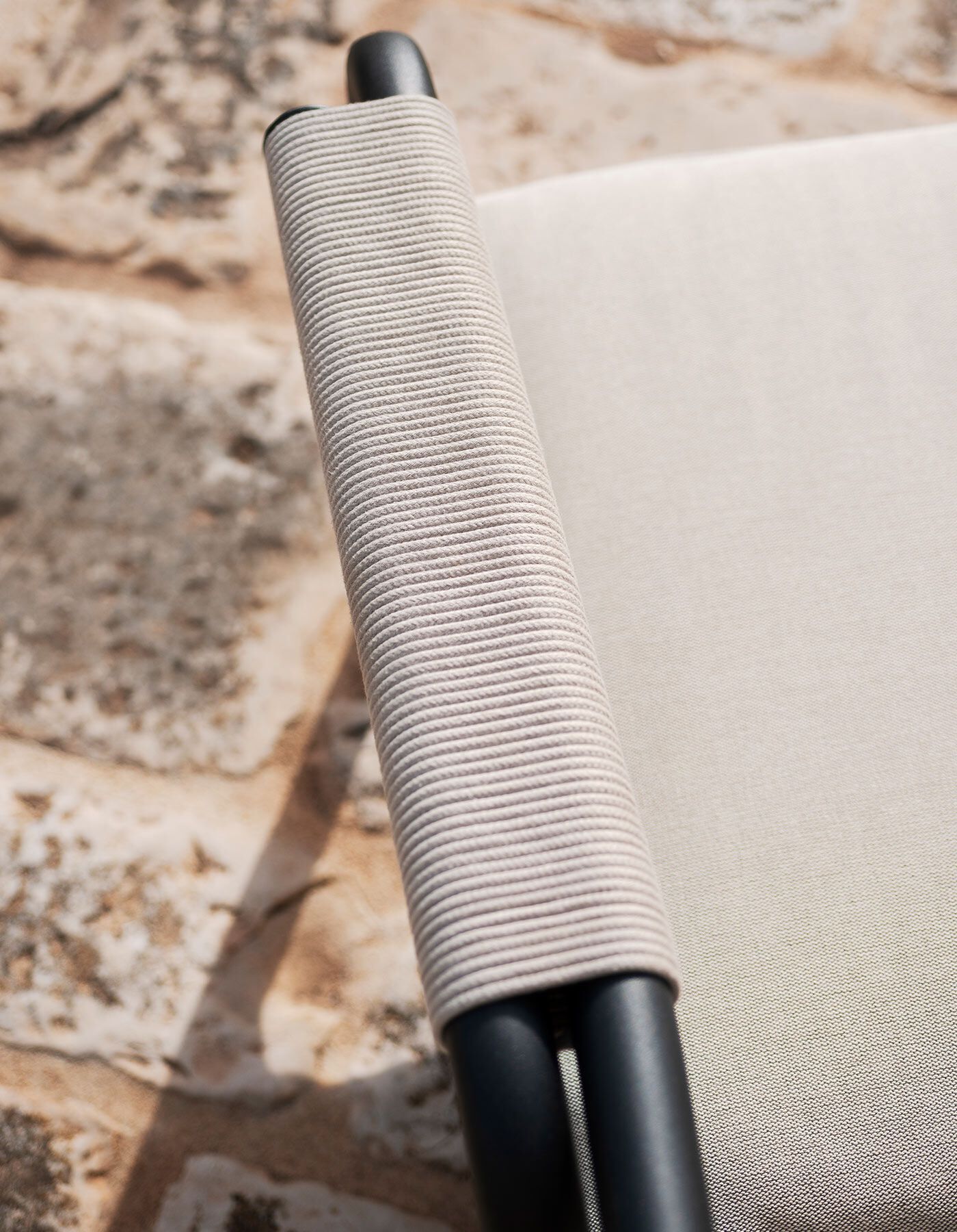 ASTRA Fabric garden armchair with armrests By RODA | design Rodolfo Dordoni