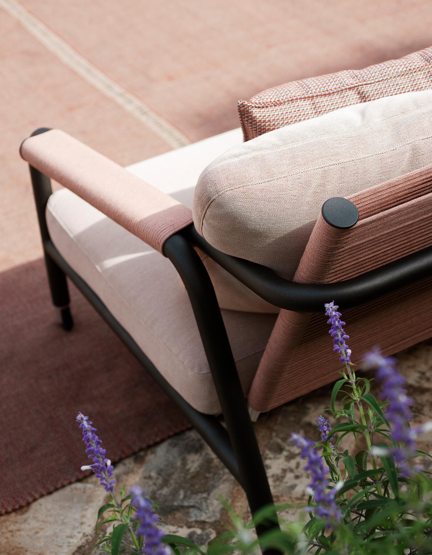 ASTRA 3 seater garden sofa By RODA | design Rodolfo Dordoni