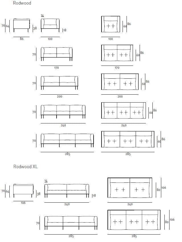 RODWOOD | Divano By Living Divani design Piero Lissoni