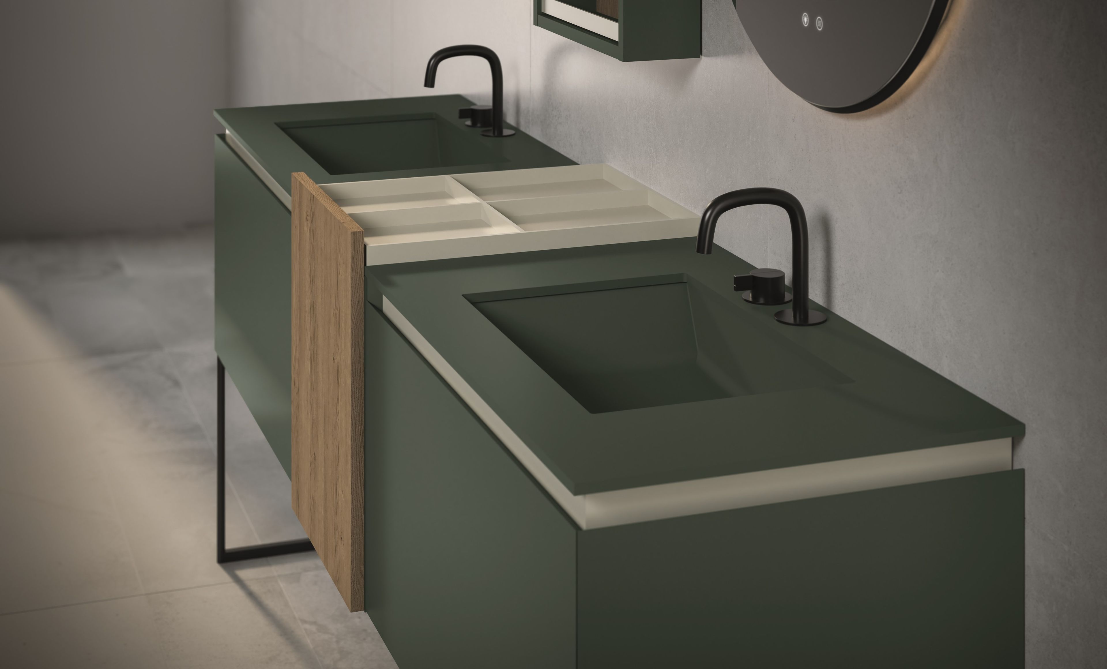 ROK | Double vanity unit By Fiora