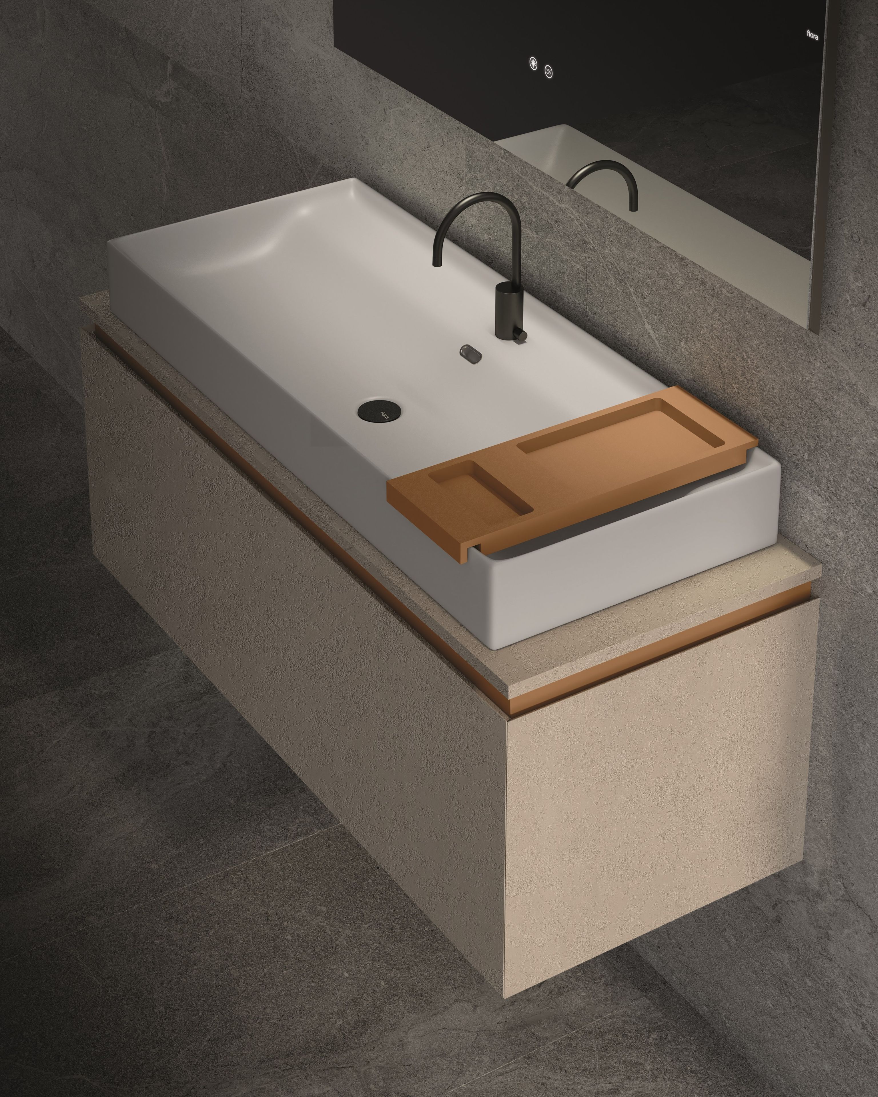 ROK | Single vanity unit By Fiora