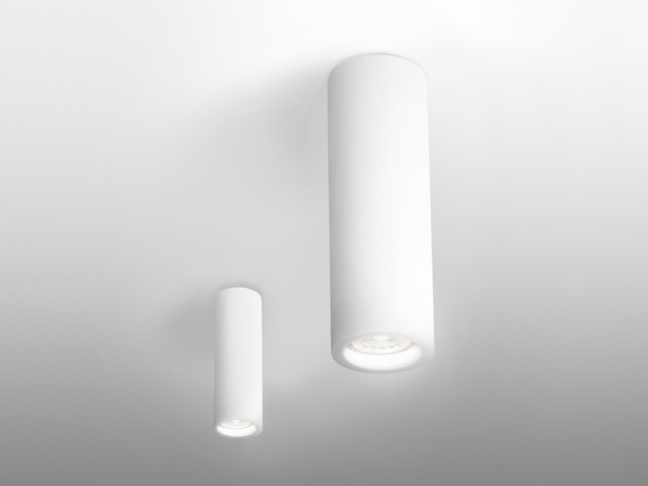 LED plaster ceiling lamp ROLLER By Essenzialed