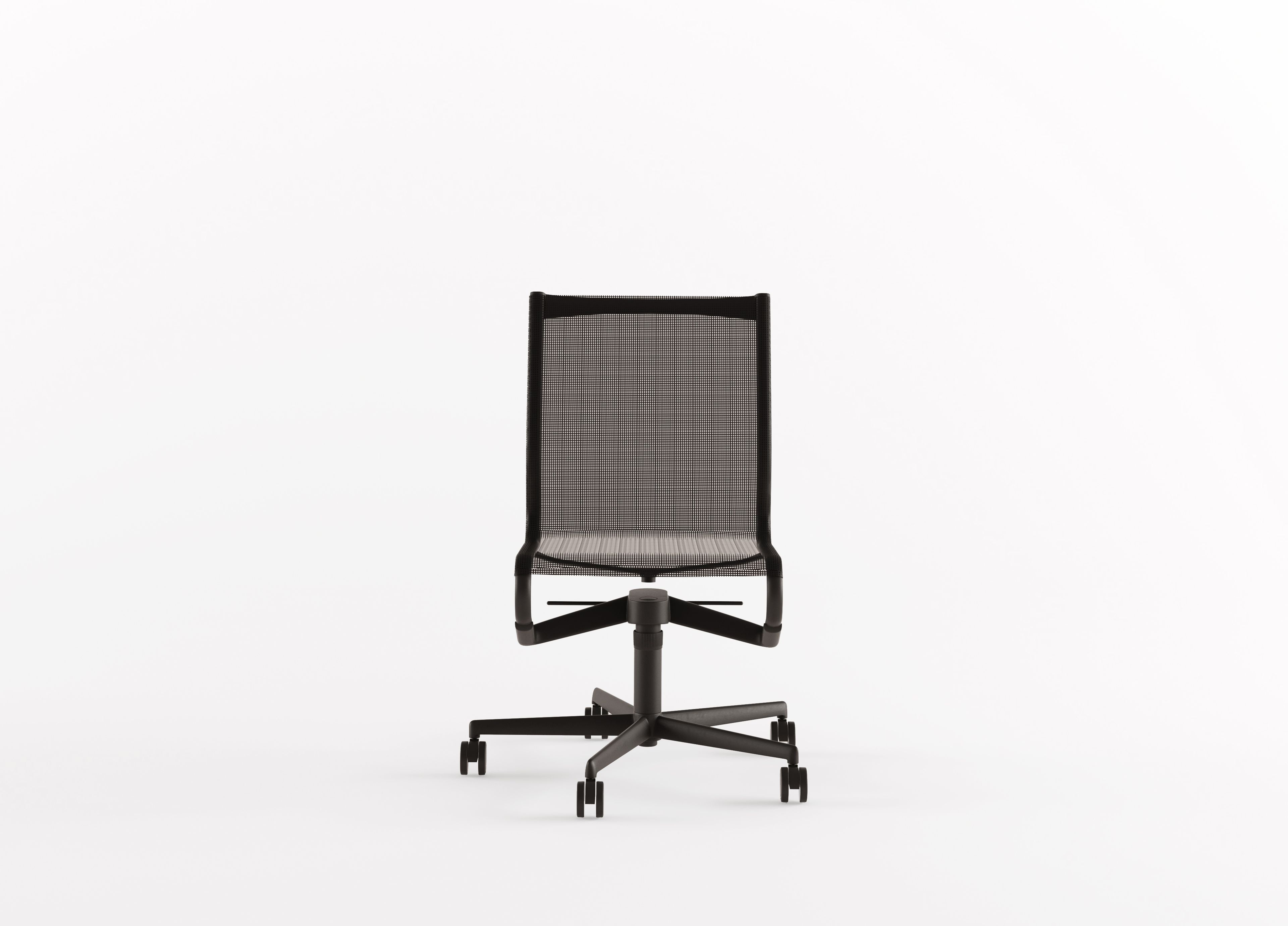 FRAME 52 / FRAME 52 SOFT Silla de oficina giratoria regulable en altura con ruedas By Alias ...