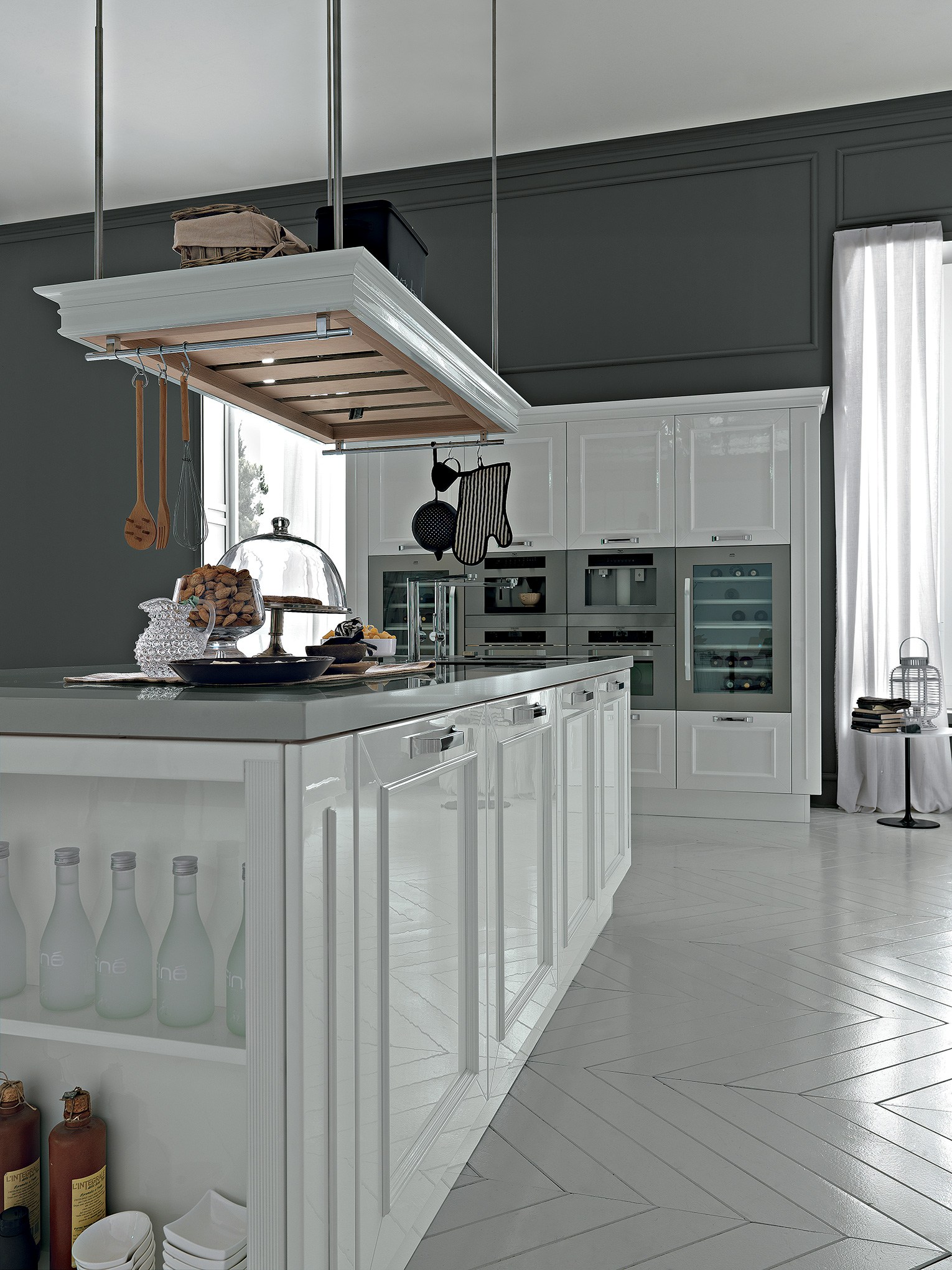 ROMANTICA | Kitchen with island By Febal Casa design Alfredo Zengiaro