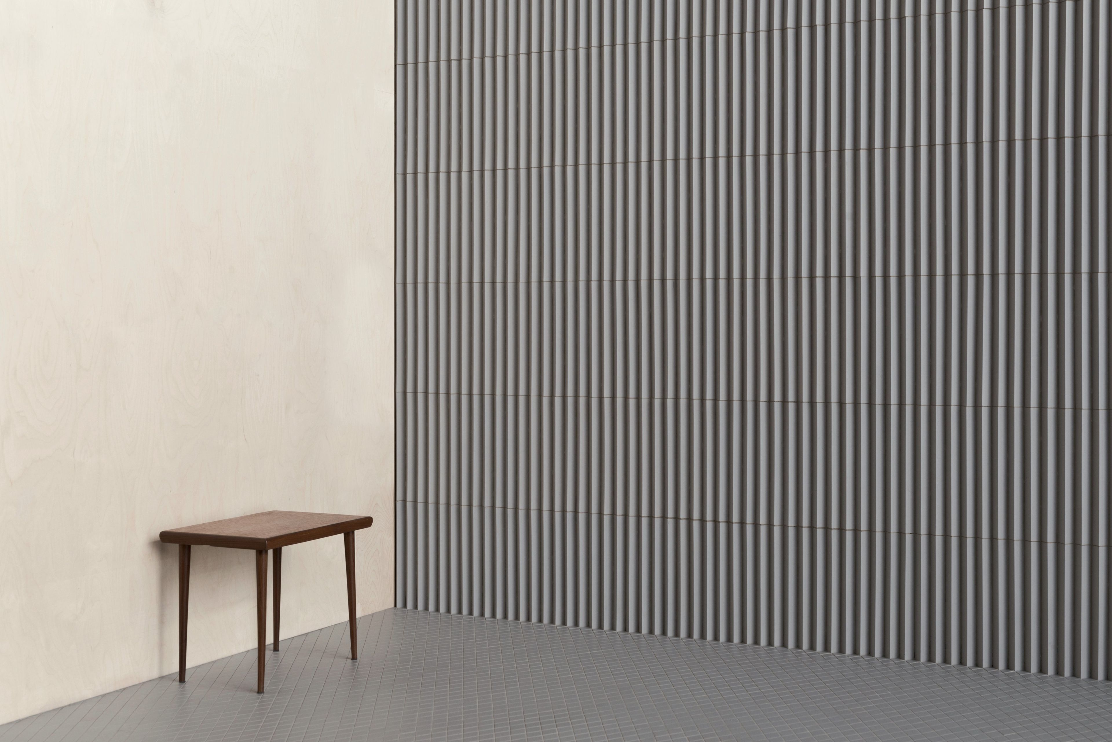 ROMBINI TRIANGLE GREY Porcelain stoneware 3D Wall Cladding By Mutina ...