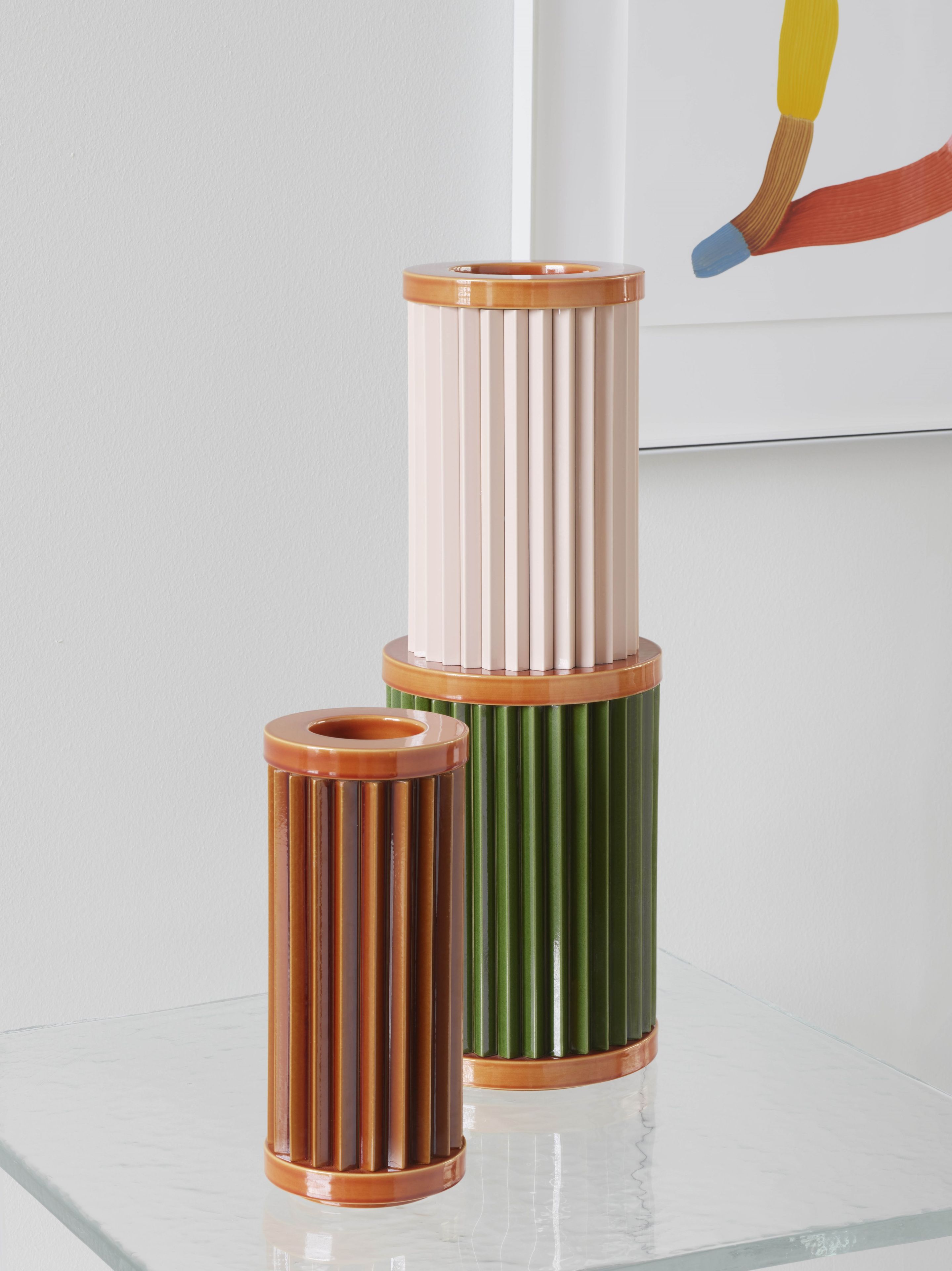 ROMBINI VASES Vase By Mutina | design Ronan & Erwan Bouroullec