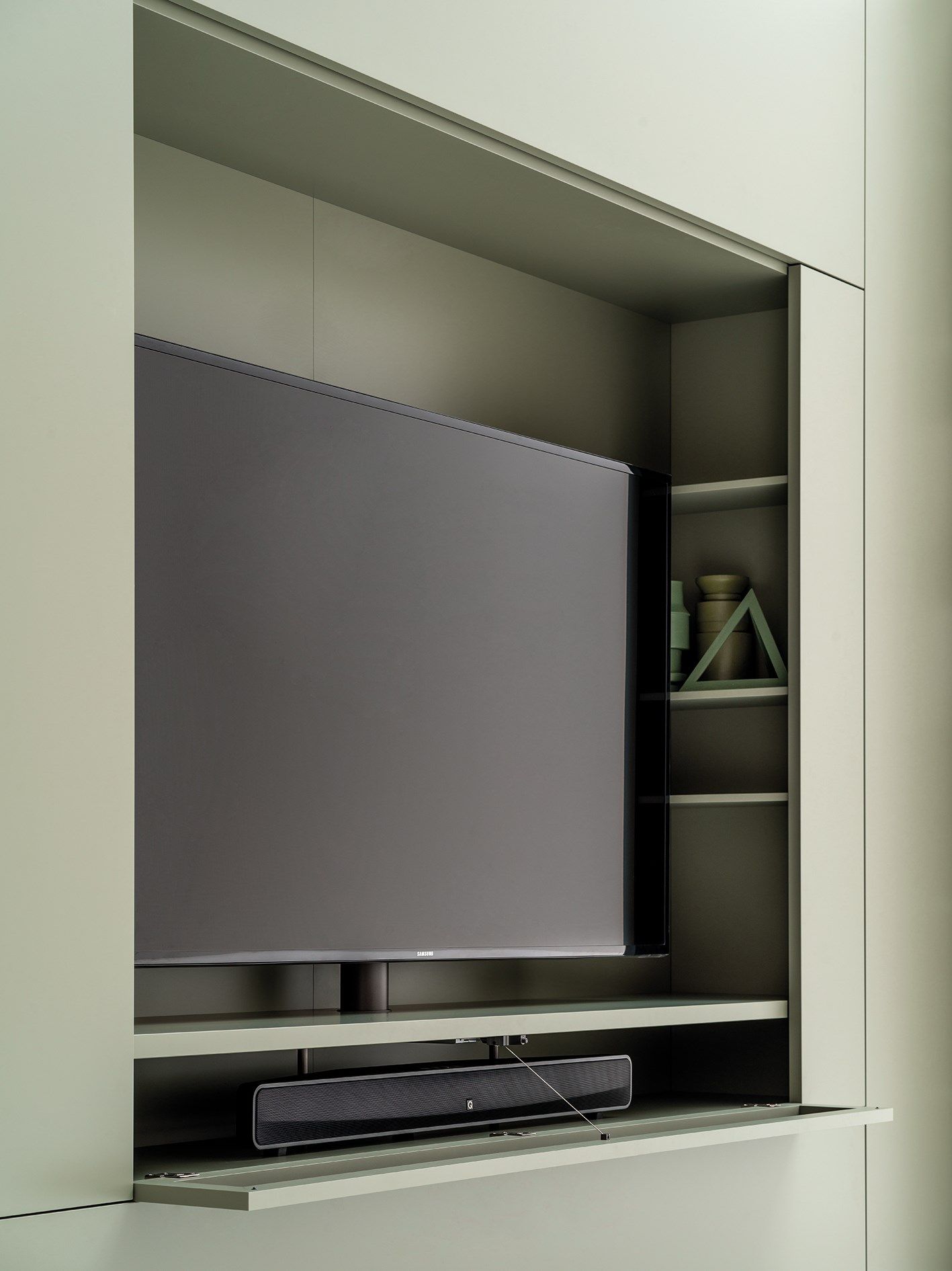 ROOMY | Wardrobe with built-in TV By Caccaro design Sandi Renko, R&D ...