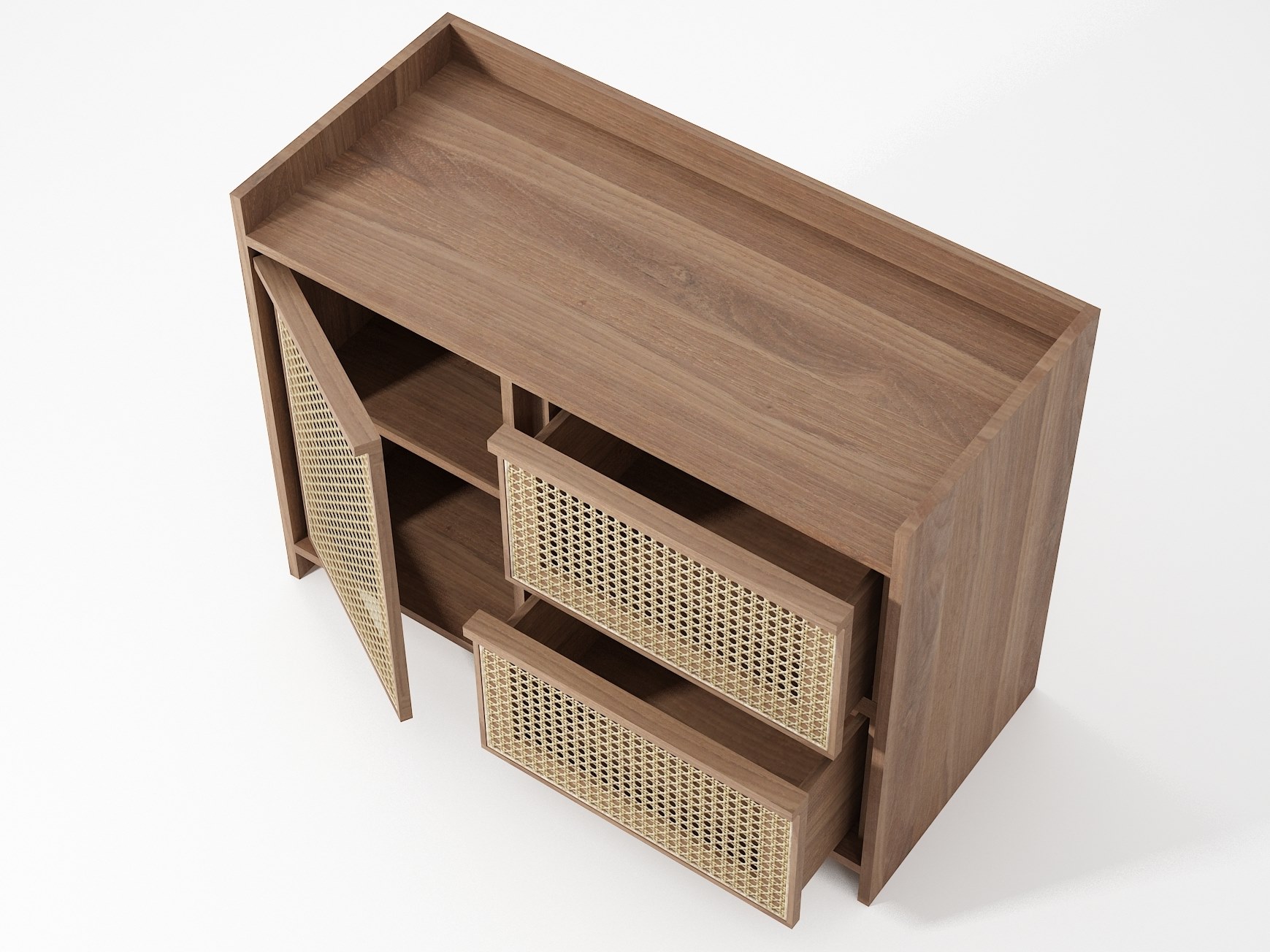 ROOTS | Sideboard with drawers By KARPENTER design Hugues Revuelta