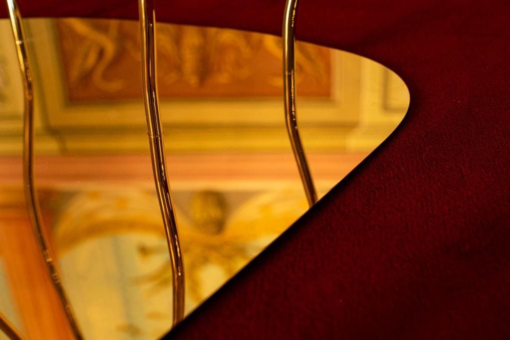 Glass and Stainless Steel table ROSA ROSAE ROSAE™ By Unica by ...