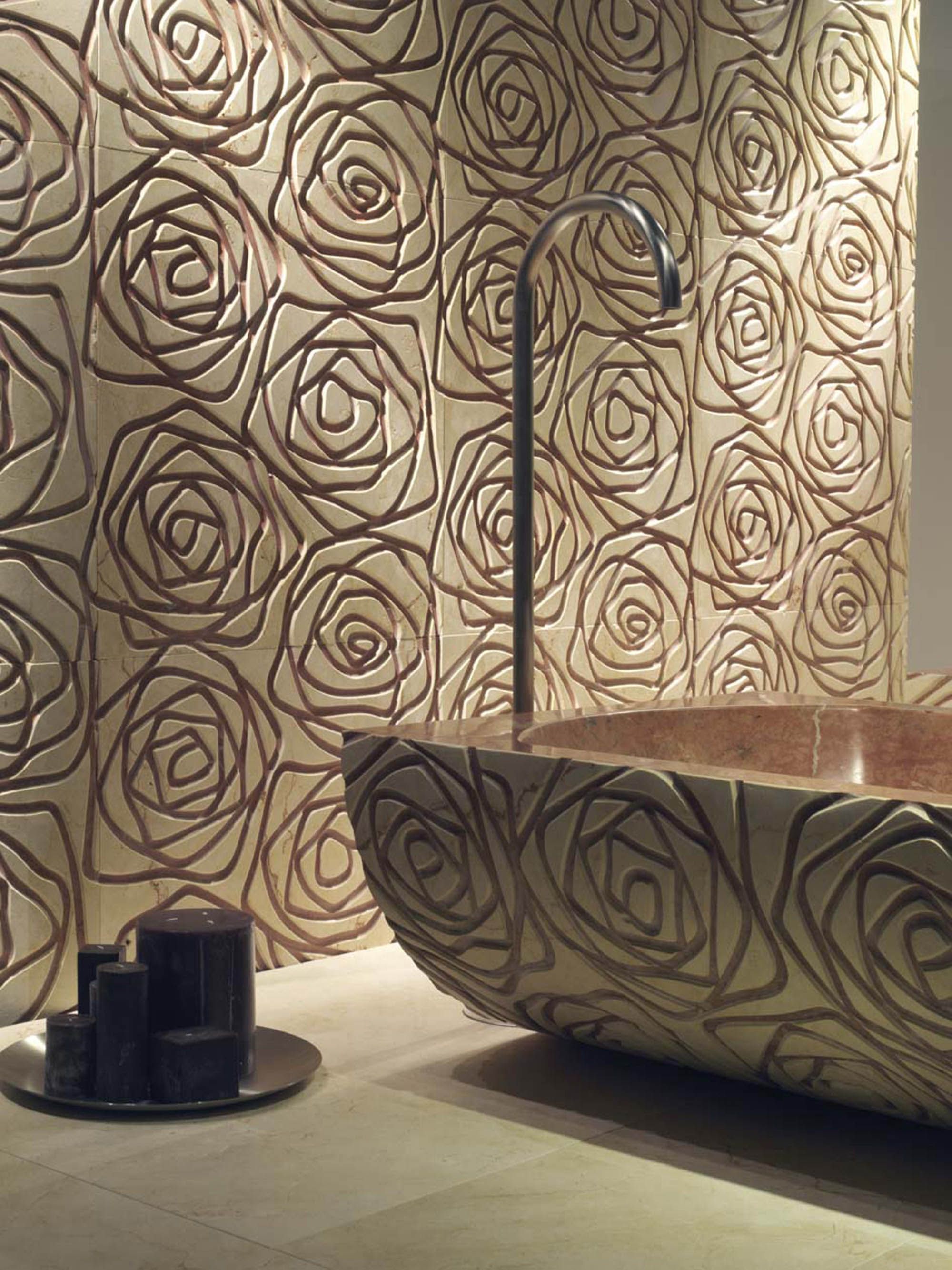 ROSE | 3D Wall Cladding Rose Collection By Kreoo design Raffaello Galiotto