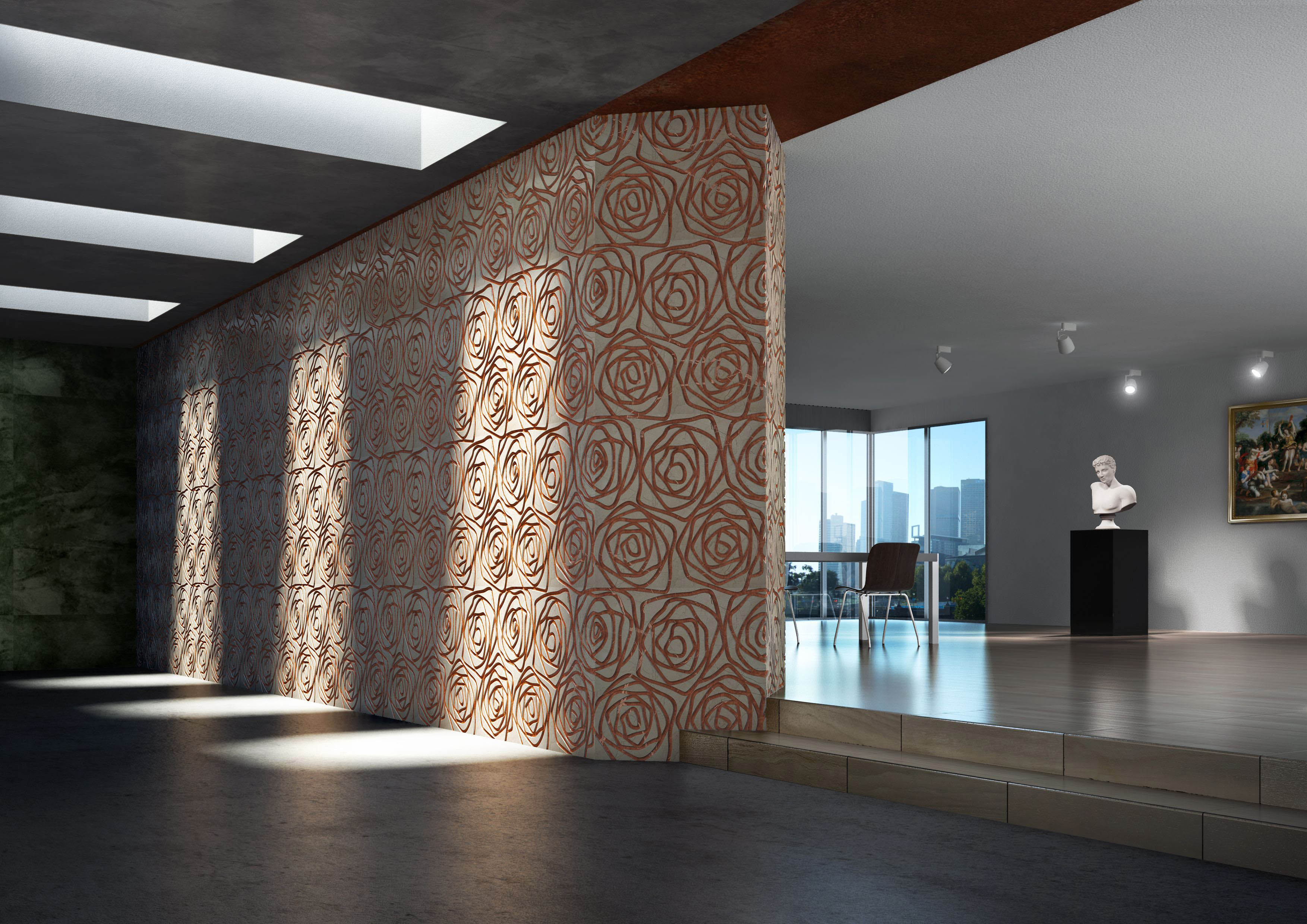 ROSE | 3D Wall Cladding Rose Collection By Kreoo design Raffaello Galiotto