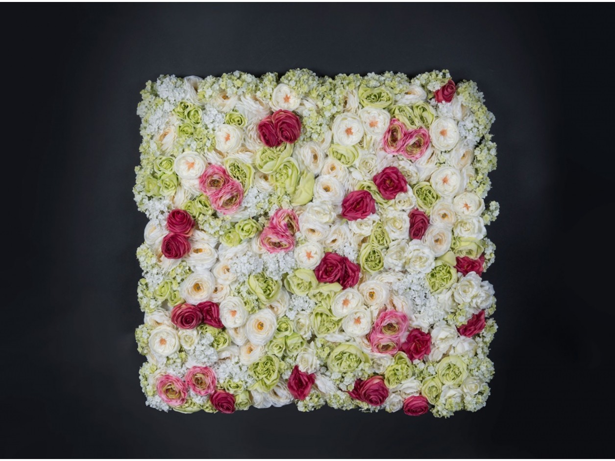 ROSE FLOWER WALL Vegetal frame By VGnewtrend