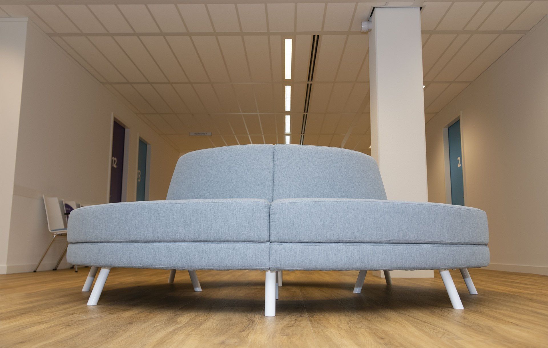 ROUND SOFA Curved fabric sofa By Addon Furniture | design Koen Vorst