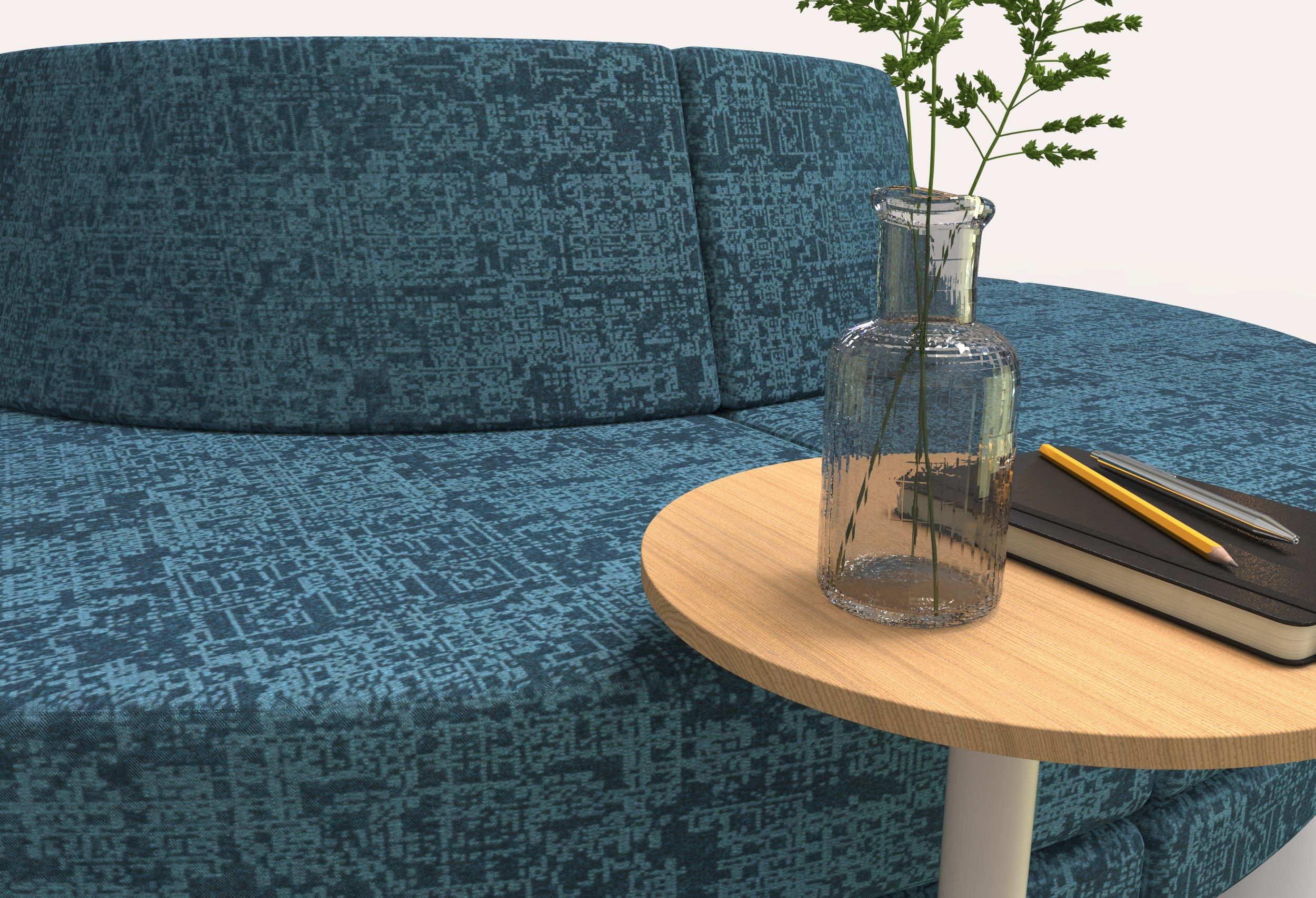 ROUND SOFA Curved fabric sofa By Addon Furniture | design Koen Vorst