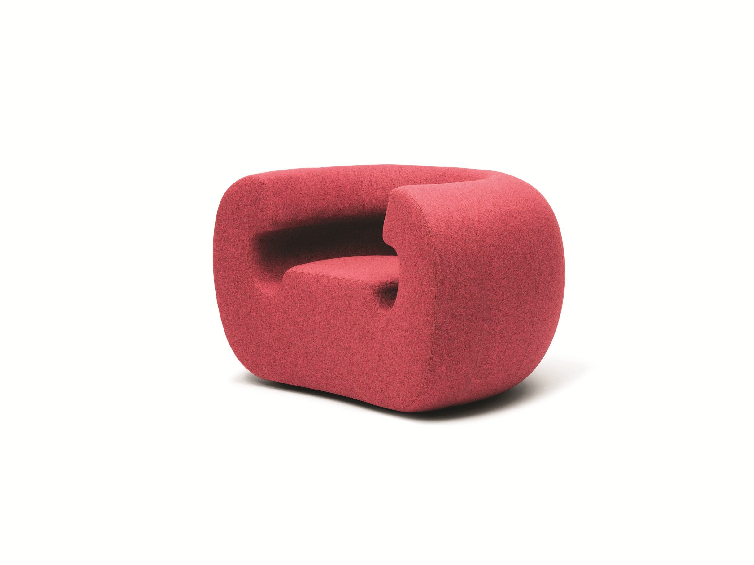 Expanded polyurethane easy chair ROXANNE By Gufram design Michael Young