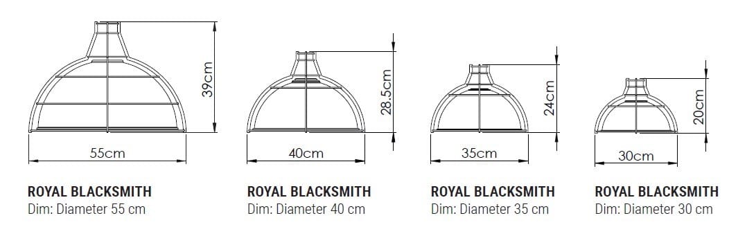 ROYAL BLACKSMITH Pendant lamp By Studio Beam