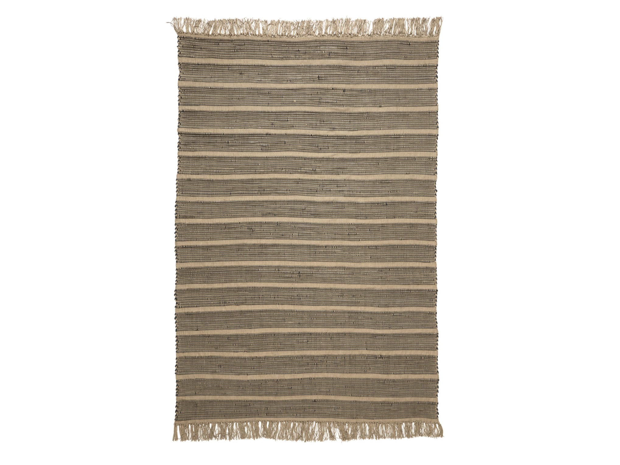 Handmade striped polyester rug RUBBER TUBE Flat weave rugs Collection ...