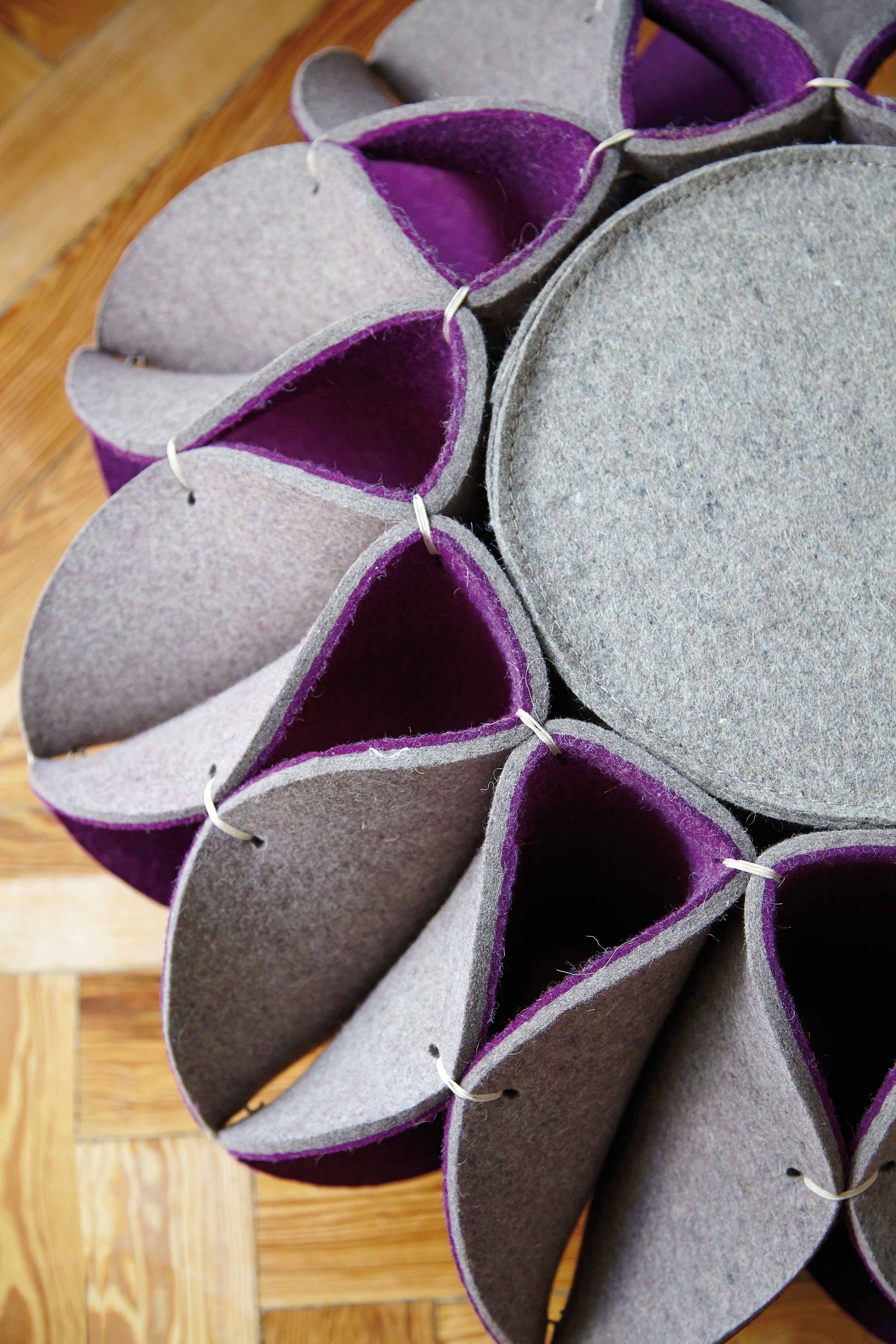 RUFF POUF HIGH pouf By GAN