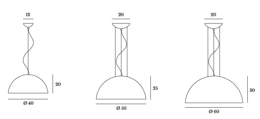 RUGIADA | Pendant lamp By Gibas