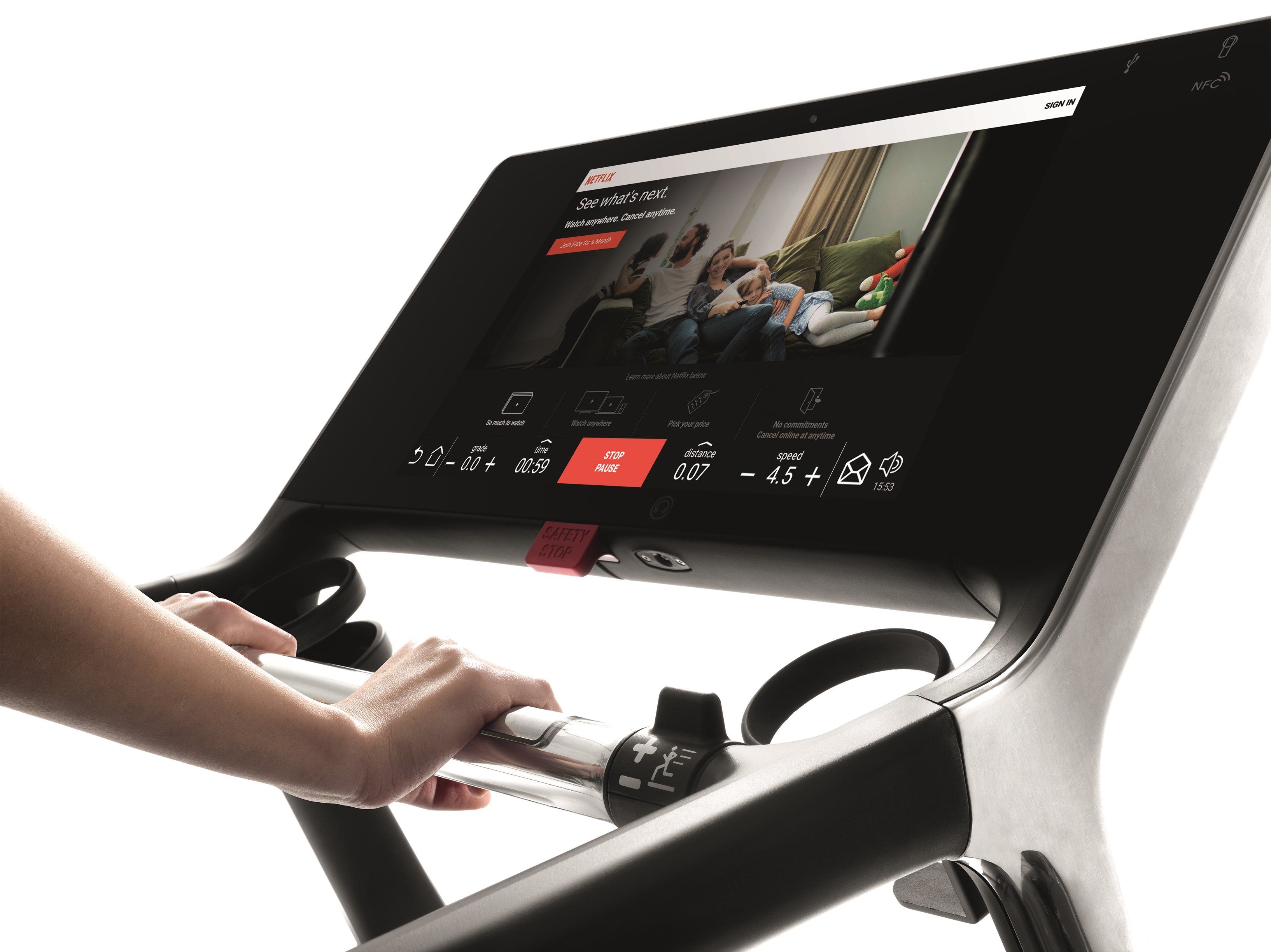 Treadmill RUN PERSONAL UNITY By Technogym design Antonio Citterio