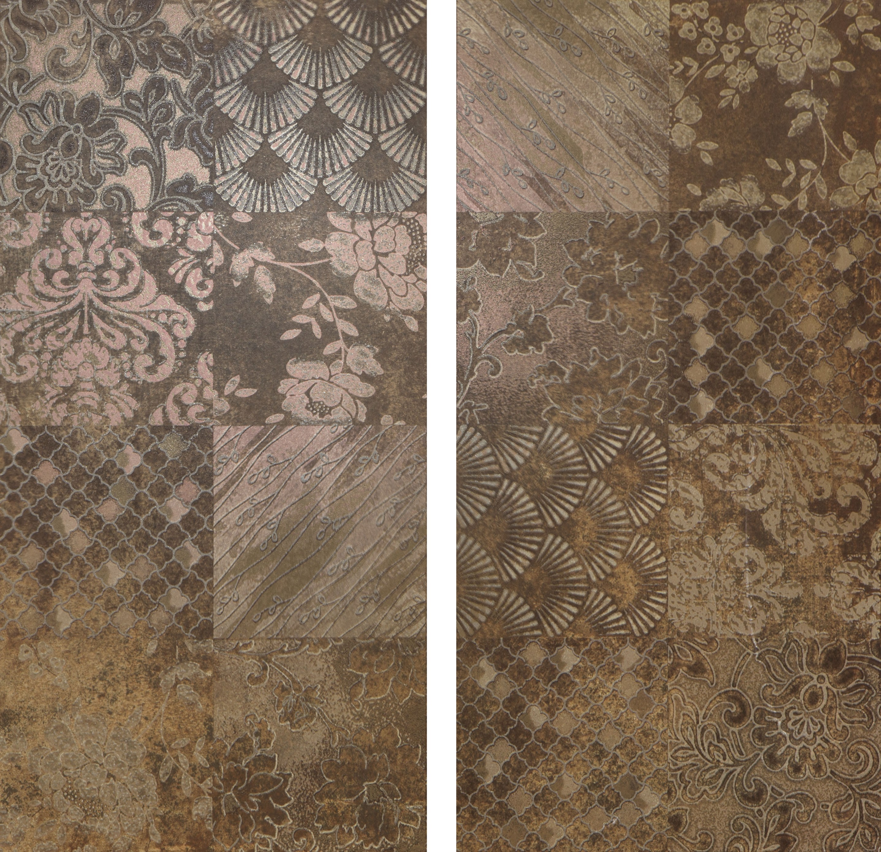 Anti-slip indoor/outdoor wall/floor tiles RUST By Ceramica Rondine