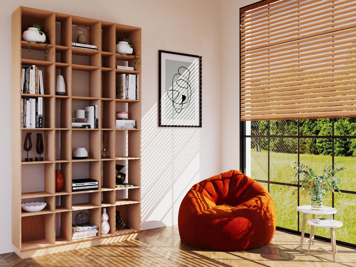 GRID Open bookcase By Radis