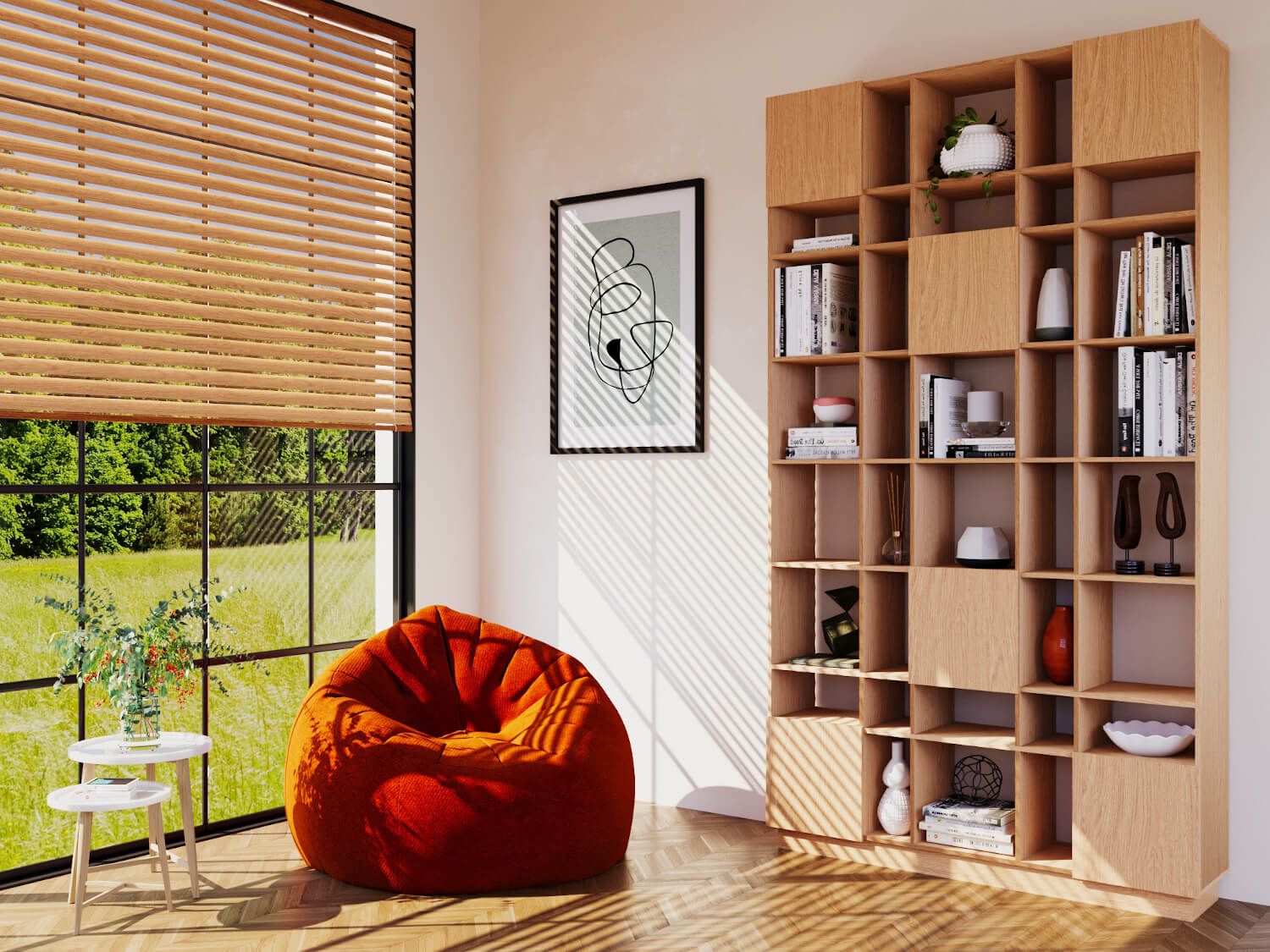 GRID Open bookcase By Radis