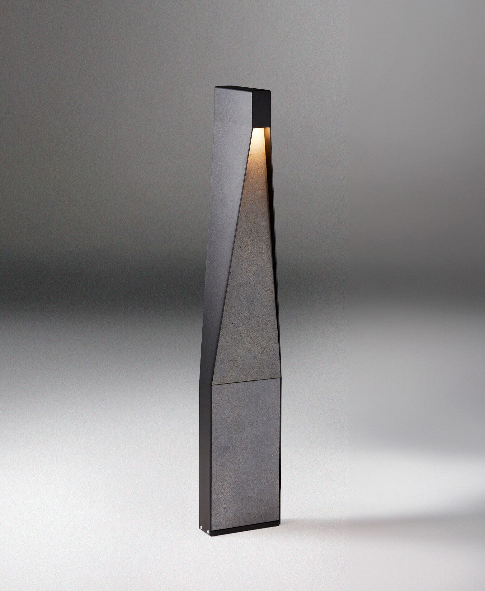 STANDLEY LED Bluestone outdoor bollard By Rakumba | design Jon Goulder