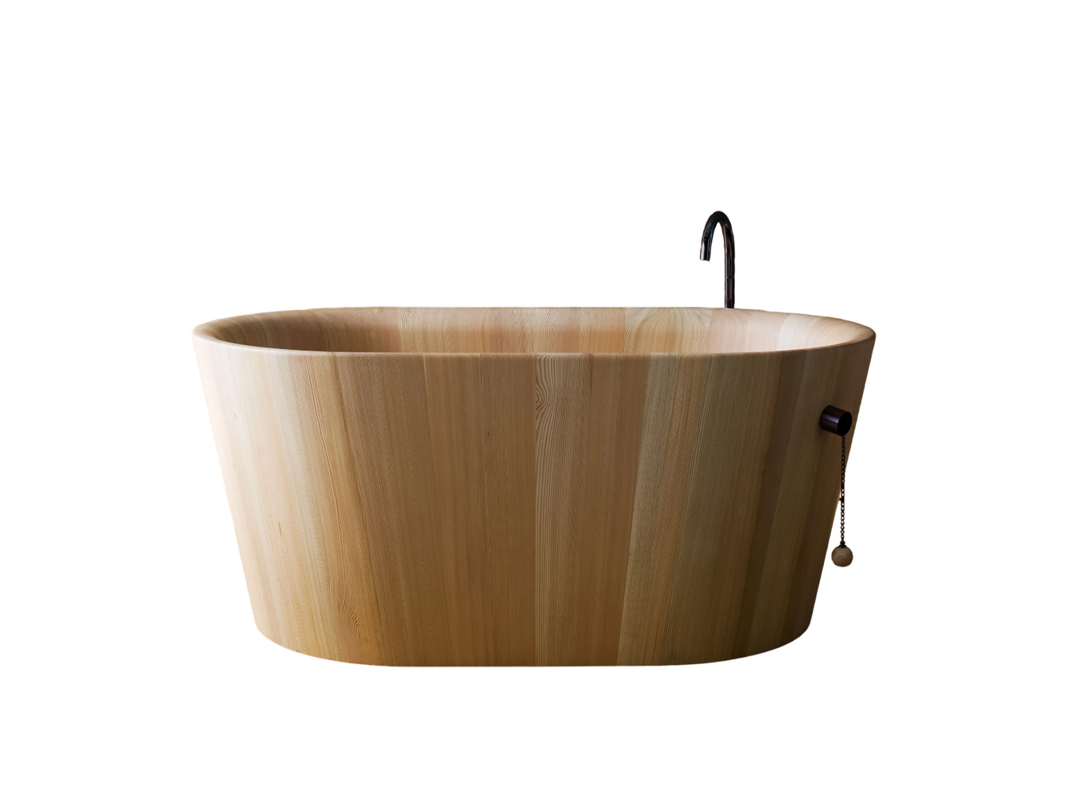 OFURO Freestanding oval larch bathtub By Rapsel | design Matteo Thun ...