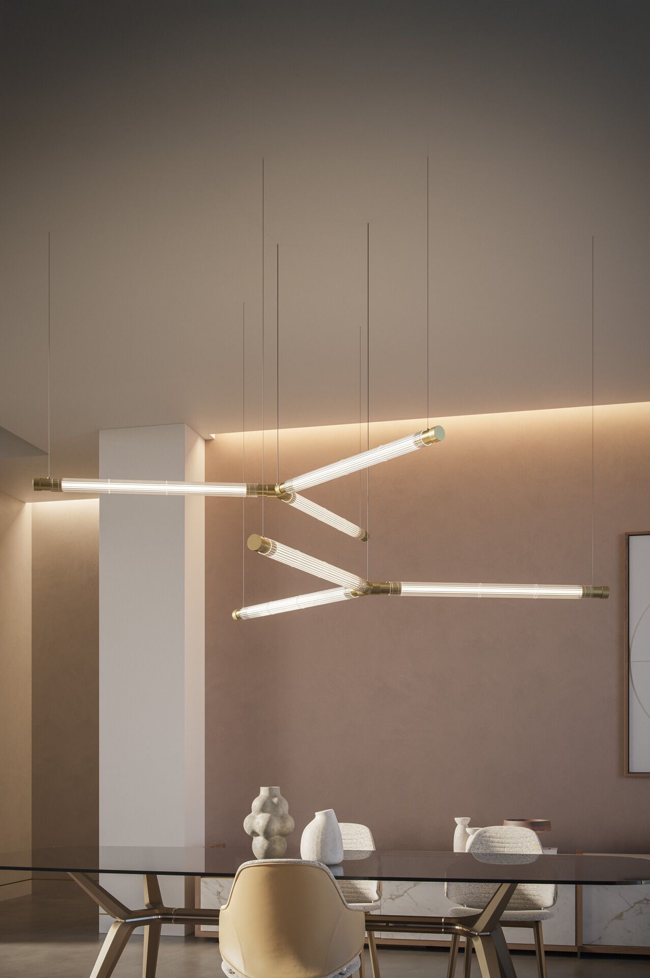 BAMBOO EVO Pendant lamp By Reflex | design Tulczinsky