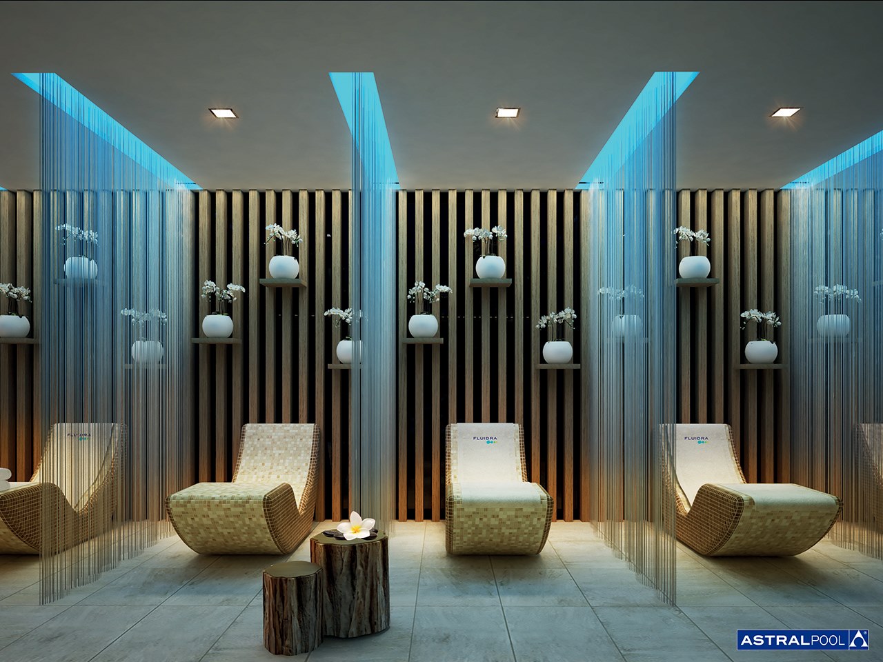 Spa bed Relax room By AstralPool