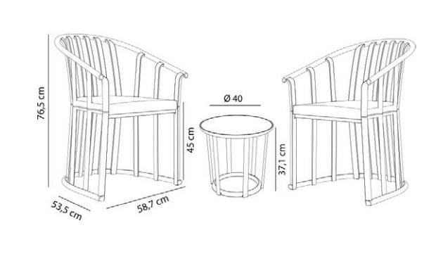 RAFF SET Lounge set By Resol