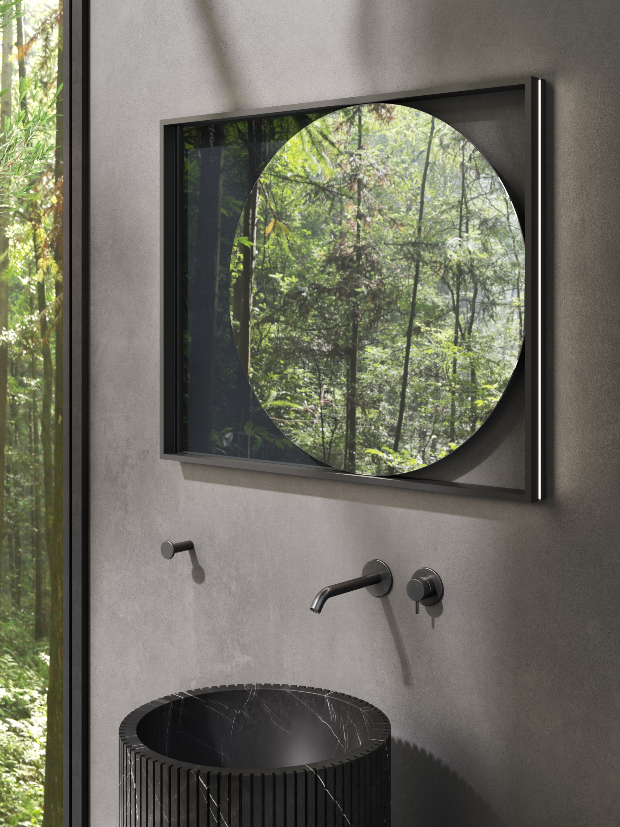 REFLEX Framed mirror By Rexa | design Bellucci Mazzoni Progetti