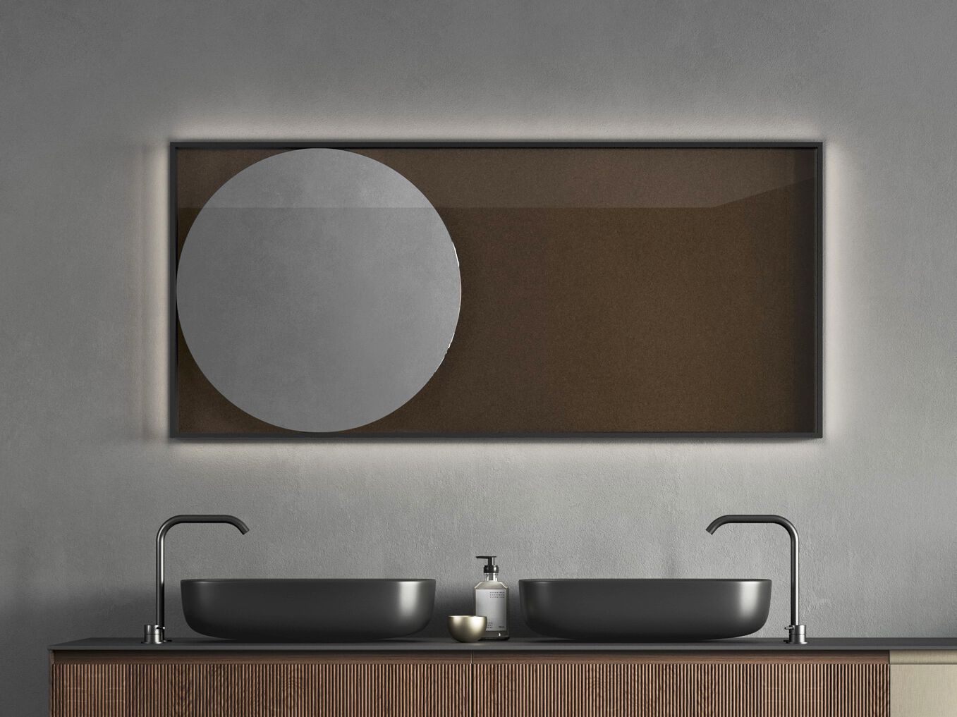 REFLEX Framed mirror By Rexa | design Bellucci Mazzoni Progetti
