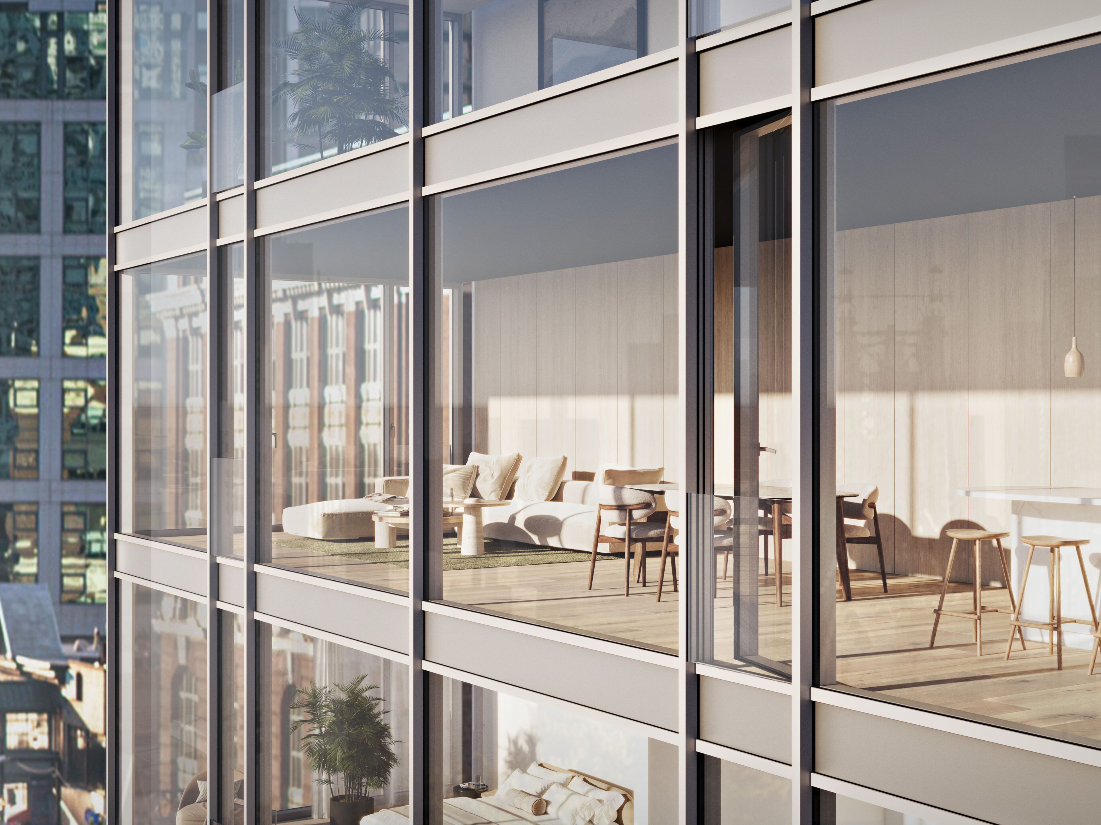 CONCEPTWALL 60 HIDDEN VENT Continuous facade system By Reynaers Aluminium