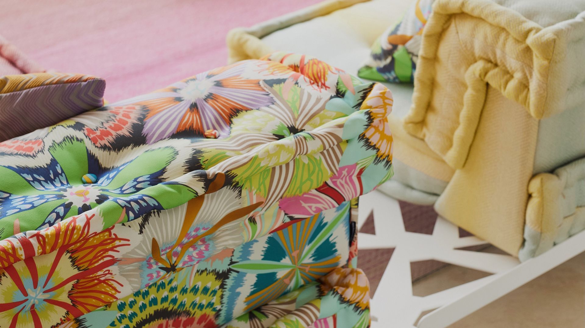 MAH JONG OUTDOOR - MISSONI HOME 花园沙发 By Roche Bobois | design Hans Hopfer