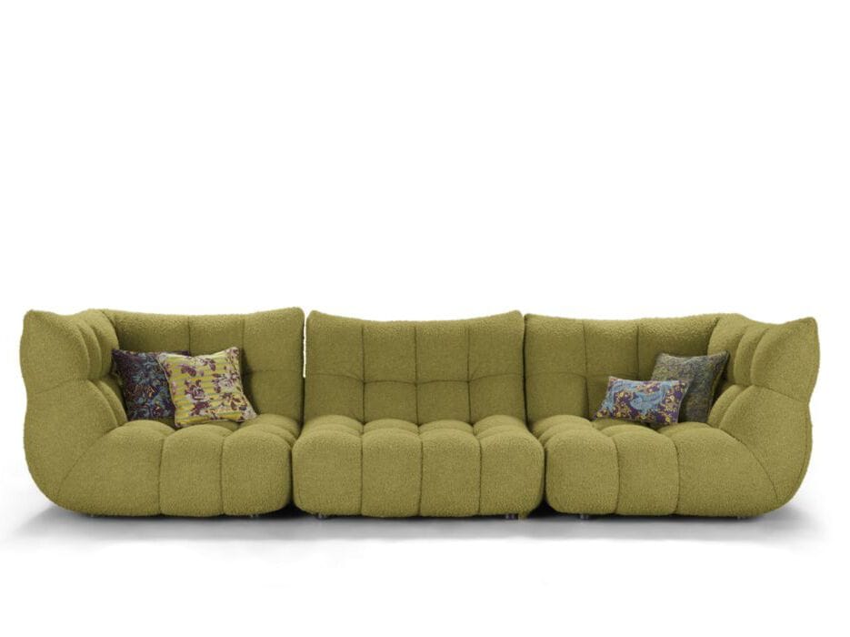 SETUP 3 seater fabric sofa By Roche Bobois