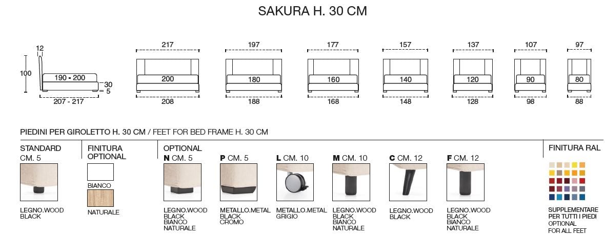 SAKURA Bed By Rosini Home