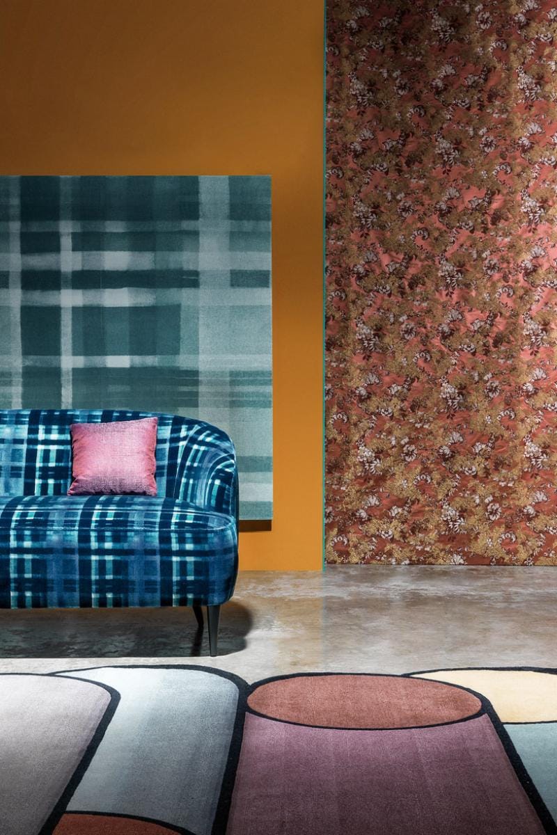 NIRVANA Jacquard fire retardant Trevira® CS fabric By Rubelli
