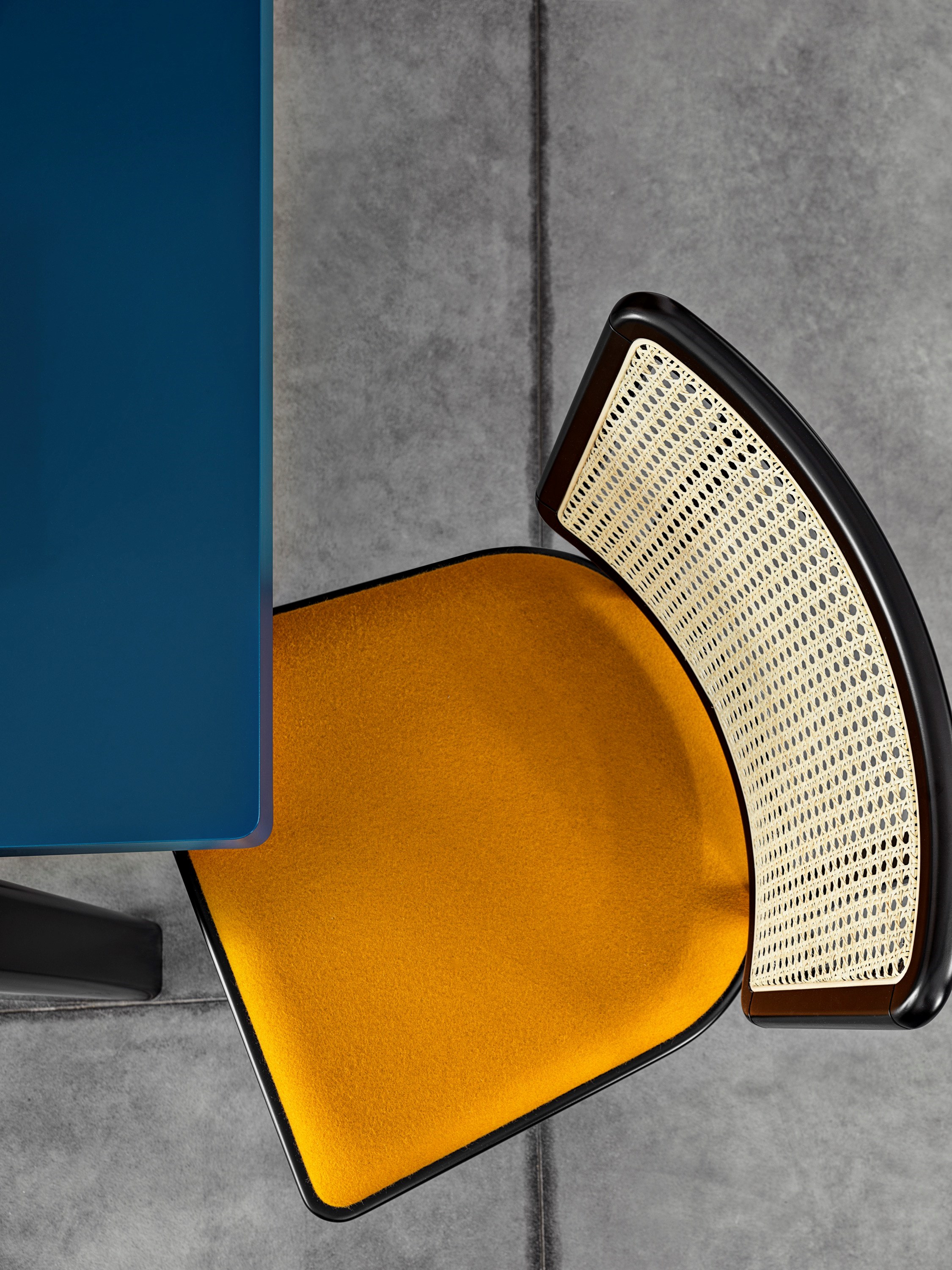 Vienna straw and bent wood chair SÖLDEN By Wiener GTV Design